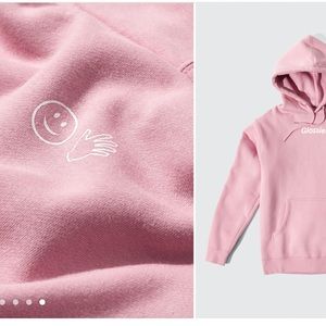 Glossier | Sweaters | Nwtglossier Pink Hoodie In Size Xlsold Out | Poshmark